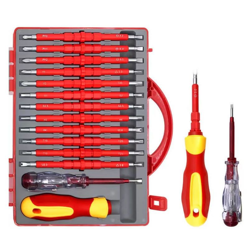 Insulated Electrical Screwdriver Tools Set Screw Driver Set Electrical ...