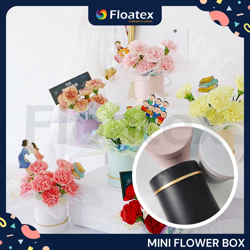 (Ready Stock) Mini flower box Decorative Flower Box Florist Bucket Box ...