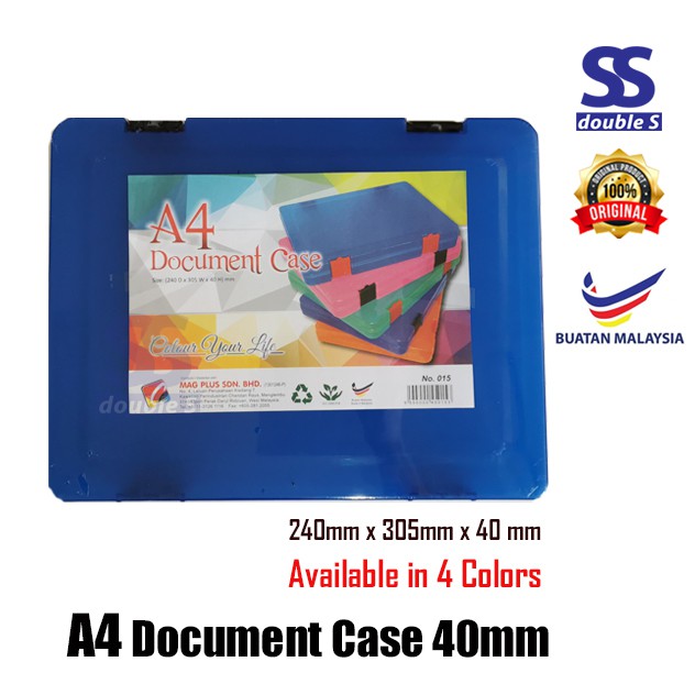 Document Case/ A4 Plastic Document Case 40mm | Shopee Malaysia