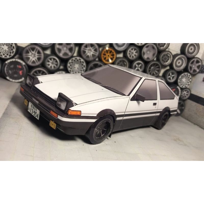 Template Paper Car Toyota AE86 Scale 1:24 | Shopee Malaysia
