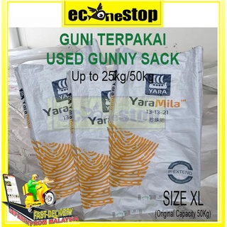 EC Guni Plastik Kosong Terpakai / Used Plastic Gunny Sack / Guni Baja ...