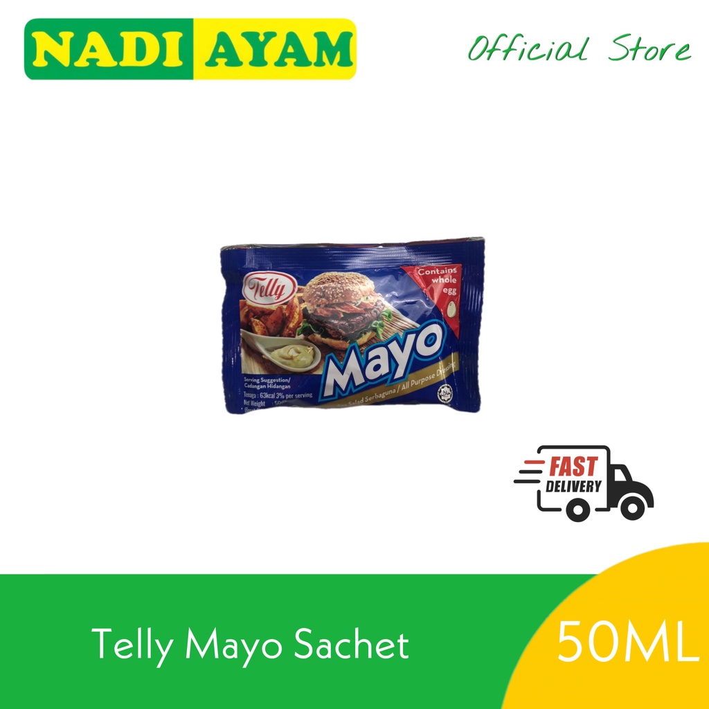 Telly Mayo Sachet (50ML) | Shopee Malaysia