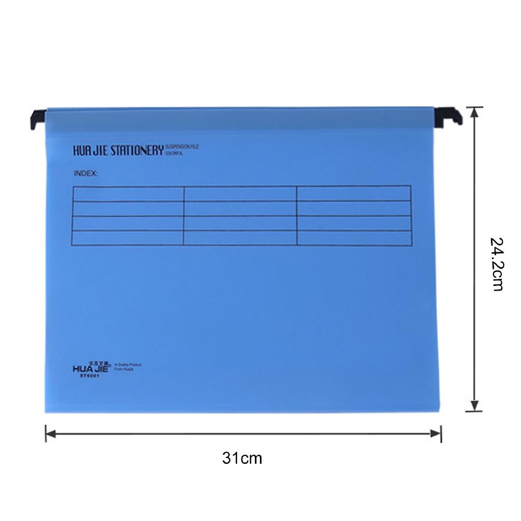 10PCS A4 Size Expanding Hanging File Folders For Hotels Libraries