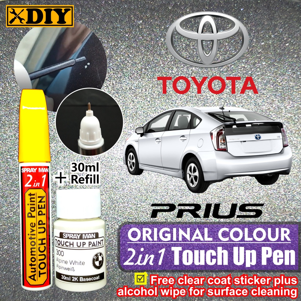 Toyota Prius 2in1 Touch Up Pen Original Colour Automotive Paint ...