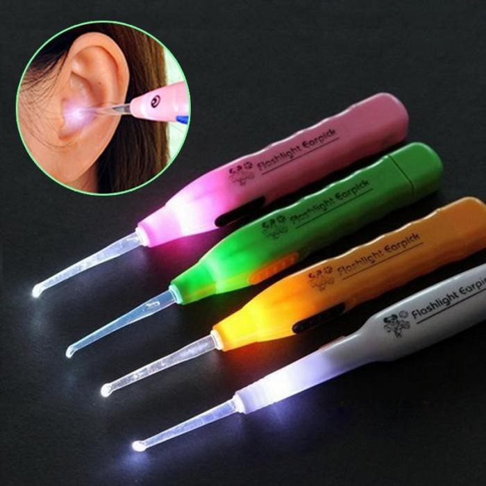 Ear Pick Wax Removal Earpick With Light / Pengorek Telinga Berlampu ...