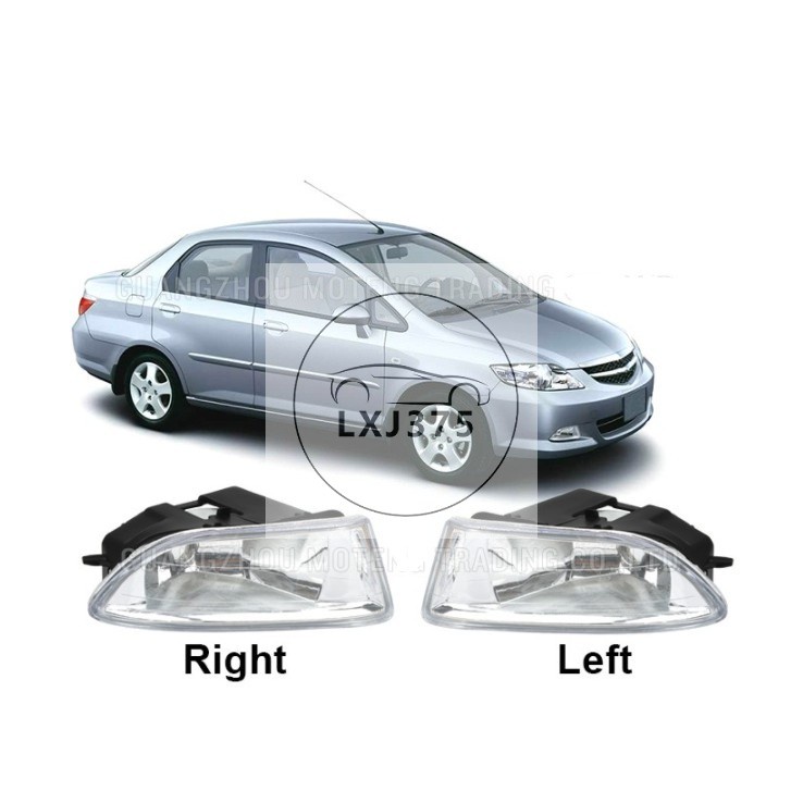 Front Bumper Fog Light Fog Lamp Foglights For HONDA CITY 2006 2007 2008 ...
