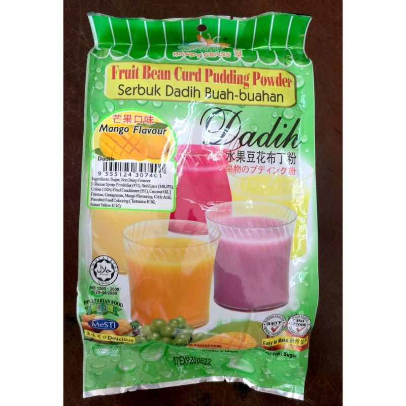 1 paket Happy Grass Fruit Bean Curd Pudding / Dadih Buah-buahan ...