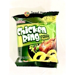 Oriental 14g x 8pkt Snack Series Super Ring Chicken Ring Rota Green Pea ...