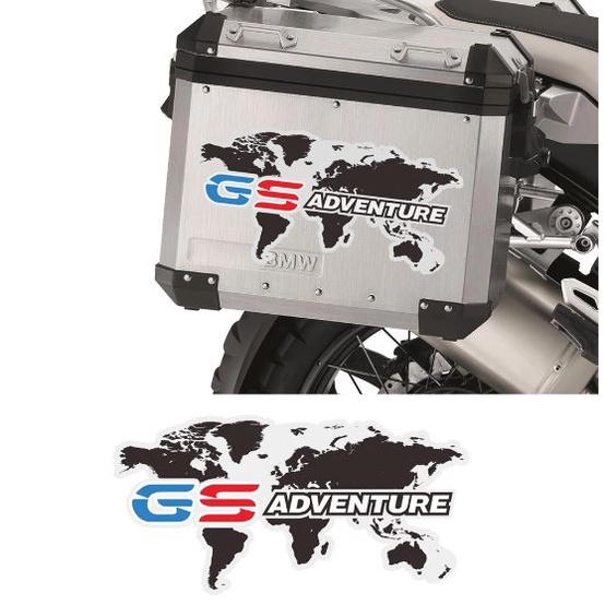 NEW Motorcycle Top Side Box Case Panniers Luggage Aluminium Stickers ...