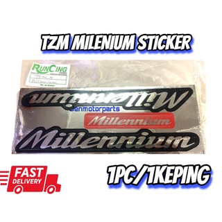 TZM MILENIUM STICKER LOGO EMBLEM RUNCING LOGO YAMAHA EMBLEM GOLD TZM ...