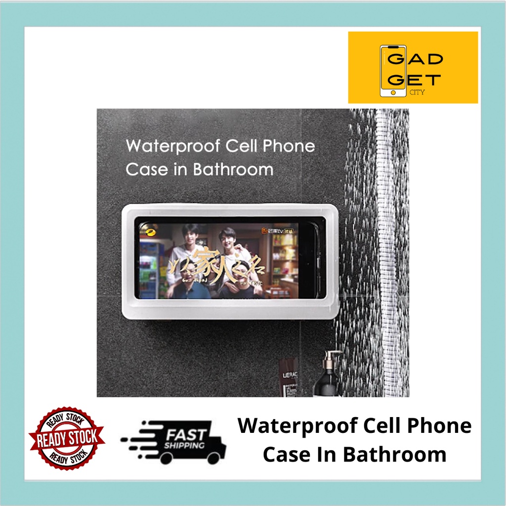 [Ready Stock] Wall Waterproof Casing Shower Holder Bathroom | Shopee ...