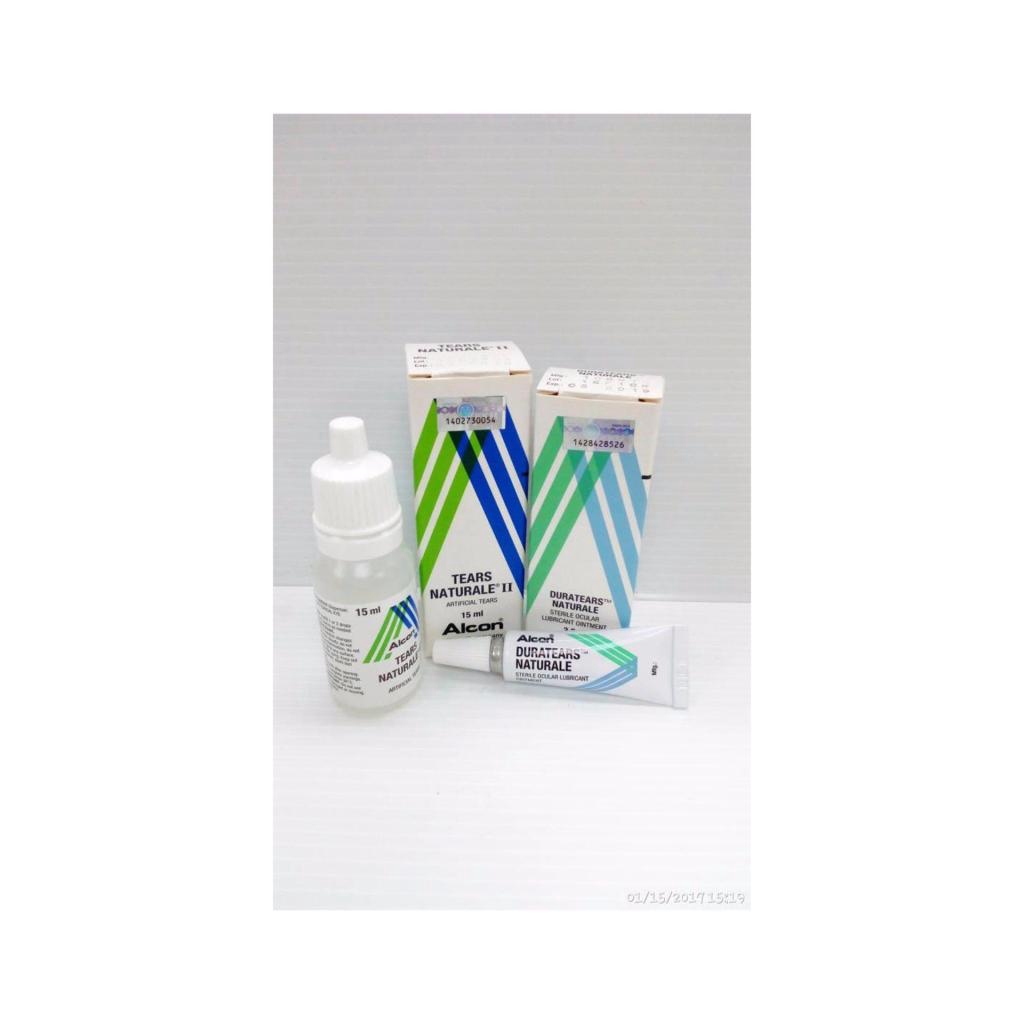 Alcon Tears Naturale II Drops 15ml + Alcon Duratears Eye Ointment 3 ...