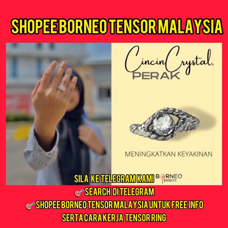 Cincin Crystal Perak,100% Pure Silver@Perak/conductor terbaik/Borneo Tensor Malaysia | Shopee ...