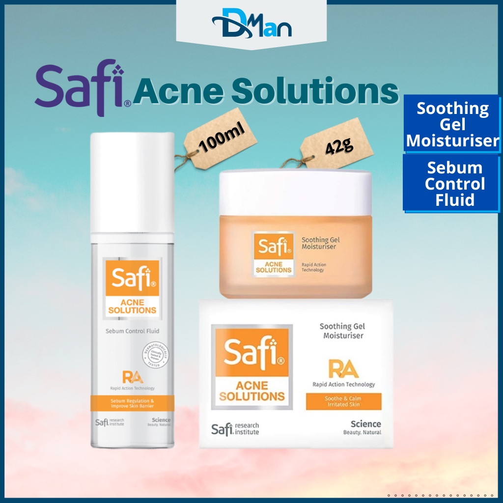 Safi Acne Solutions Soothing Gel Moisturiser Jerawat Pelembap Muka ...
