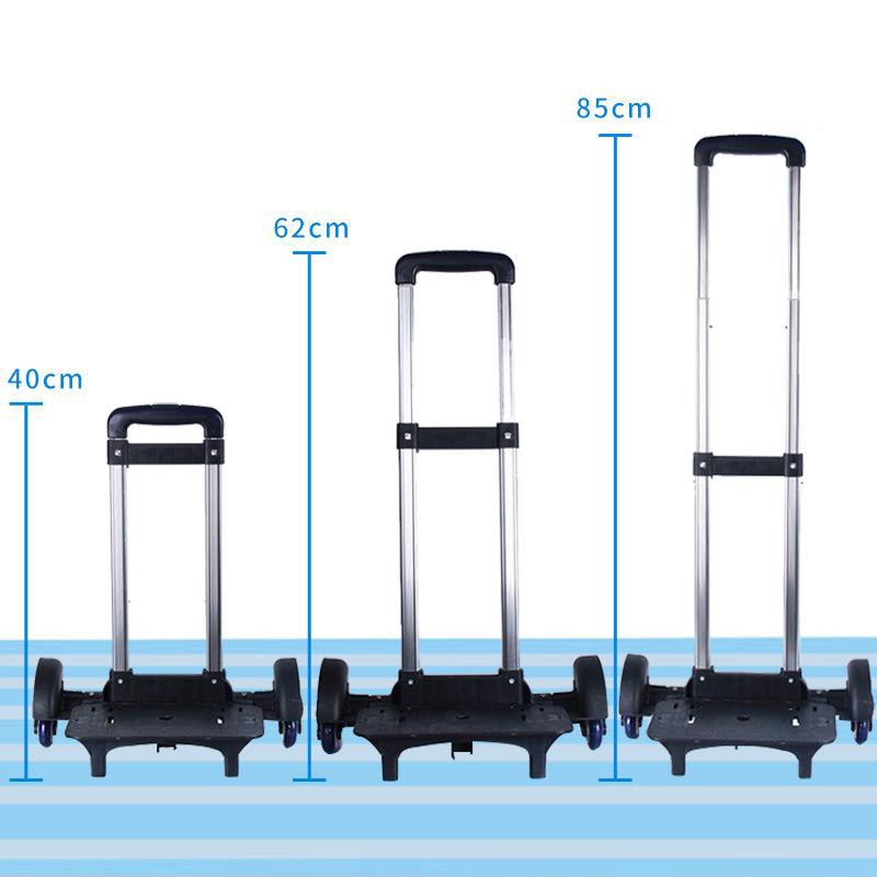 6 Wheels & 2 Wheels Trolley for School Bag Staircase Trolley Backpack ...