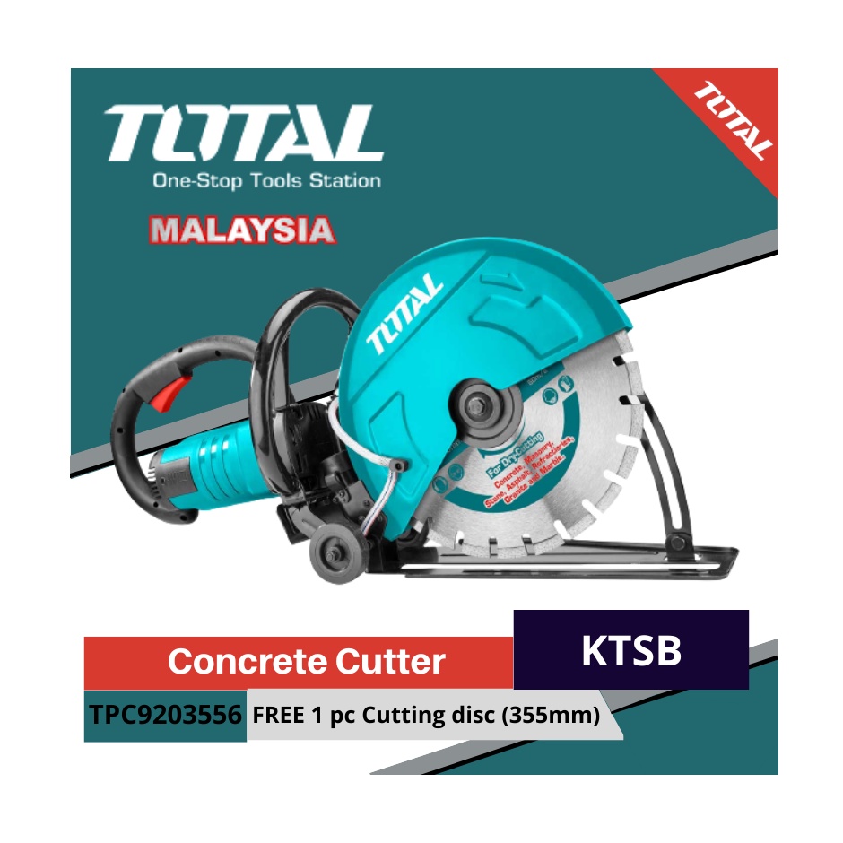 [TOTAL] TPC9203556 Concrete Cutter | Shopee Malaysia