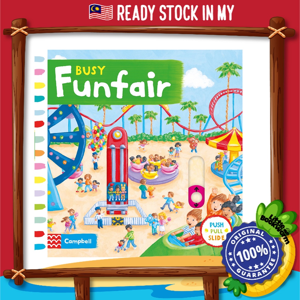 [100% original] Busy Funfair (Campbell Busy Book Series) | Shopee Malaysia
