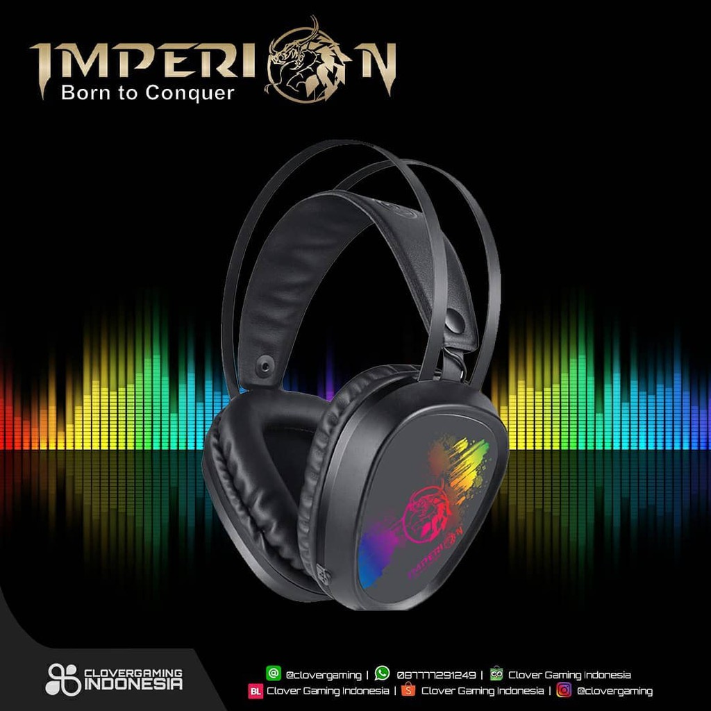 Imperion INTRUDER Gaming Headset HS-G33-D1/D2 (RGB 7 Color Breathing ...