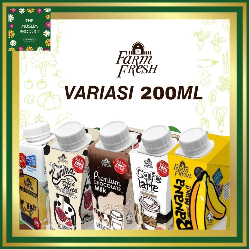 FARM FRESH MILK SUSU SEGAR SEBENAR (200ML/1 CARTON) | Shopee Malaysia