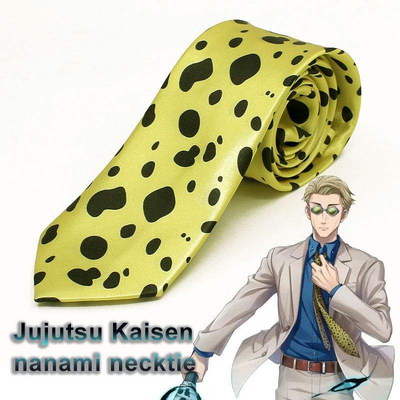 Anime Cartoon Jujutsu Kaisen Kento Nanami Neck Tie Cosplay Costume ...