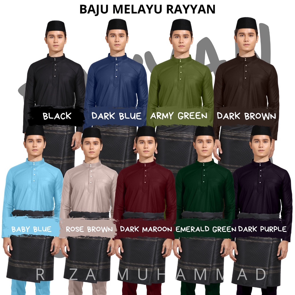 BAJU MELAYU RAYYAN TAILORED FIT | Shopee Malaysia