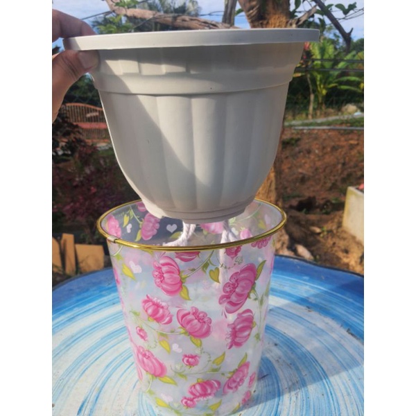 Pasu hidroponik / Nutripot - Self Watering Pot Hidroponik Pasu Bunga ...