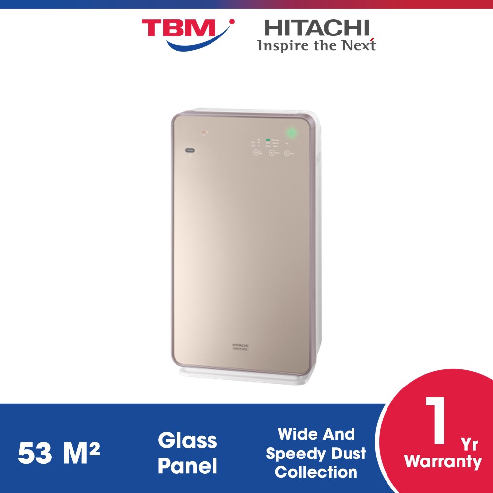 Hitachi Air Purifier - Champagne (53m2) EP-NZG70J | Shopee Malaysia