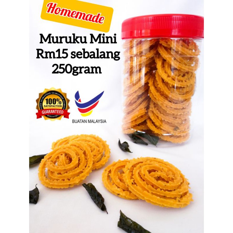 (Ready Stock) Mini muruku homemade rangup sedap kuih raya | Shopee Malaysia