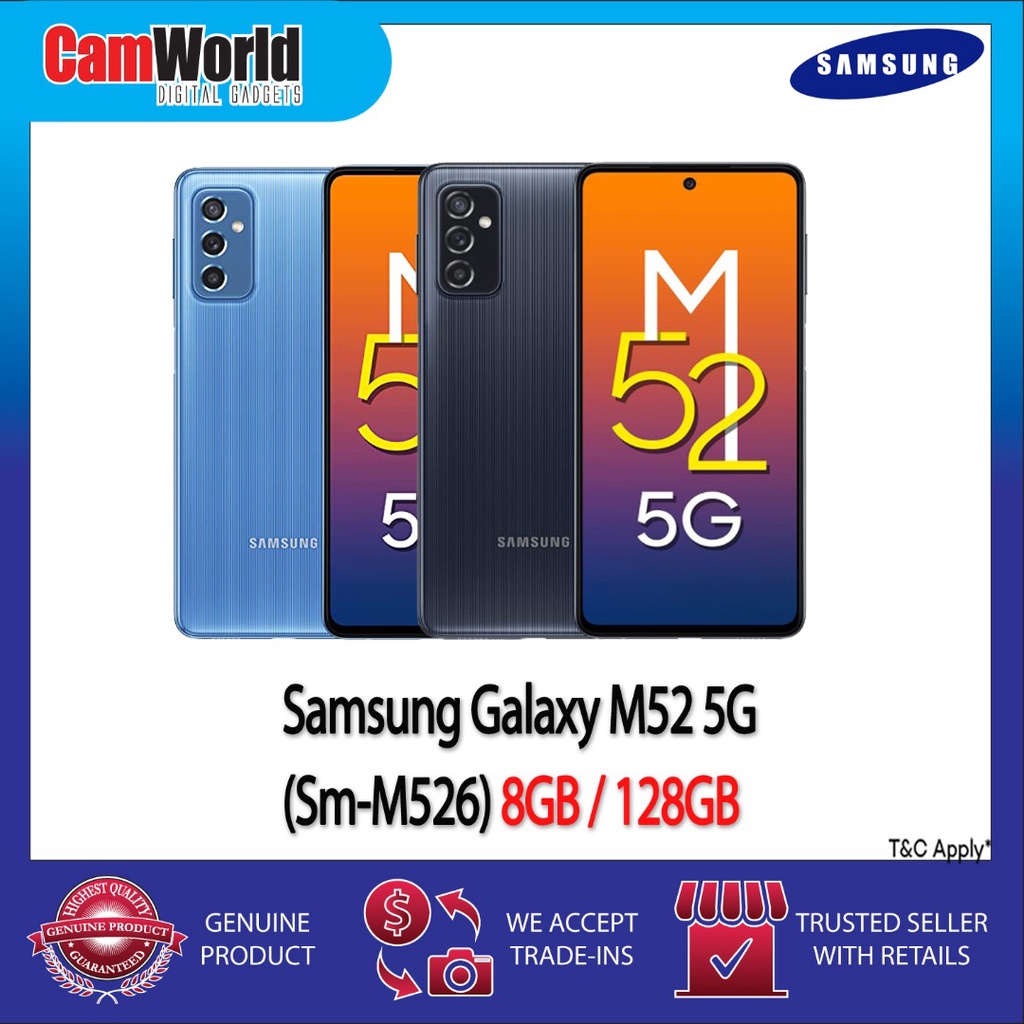 Samsung Galaxy (M52 5G) ( SM-M526 ) ( 8GB + 128GB ) Samsung Malaysia ...