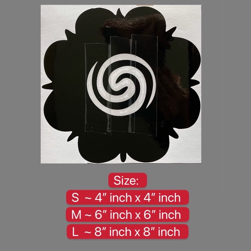 (Ready Stock)S257# Bunga Terung Iban Sabah Tatoo Car Vinyl Decal ...