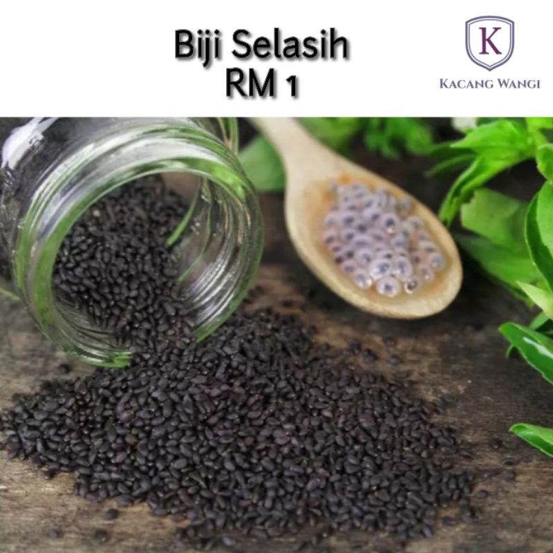 Biji Selasih Rempah Basil seeds | Shopee Malaysia