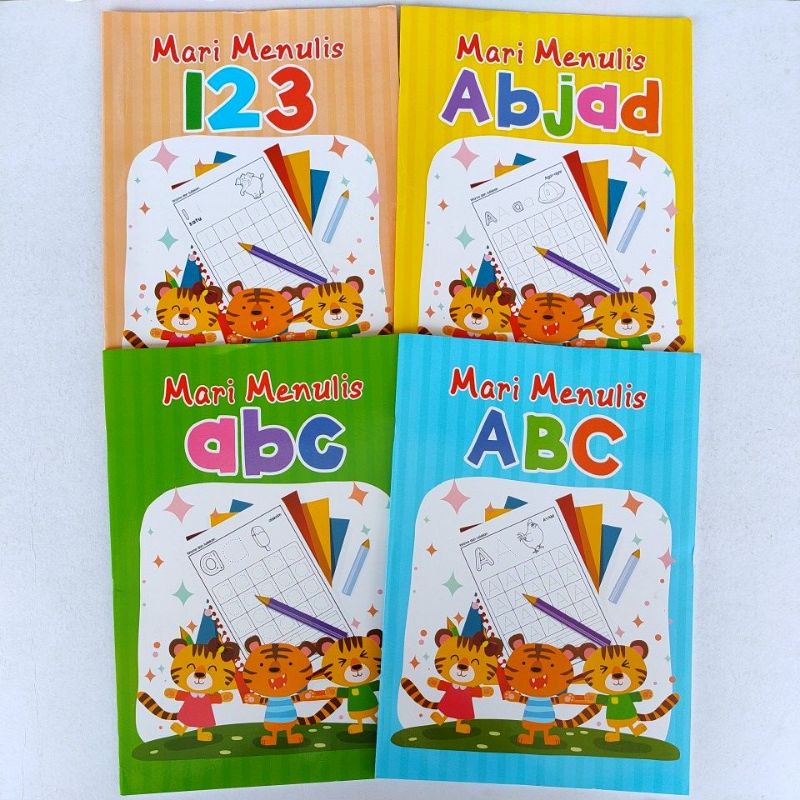 Mari Menulis Kids Activity & Learning Book A4 / Buku Prasekolah ...