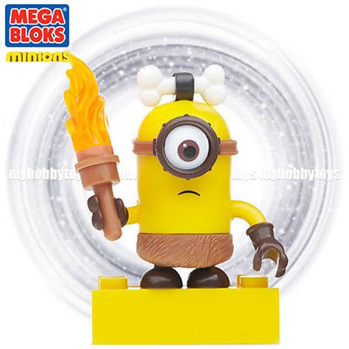 Mega Bloks Minions Blind Packs Series 3 - Cro Minion (1 Eye) c/w Torch ...