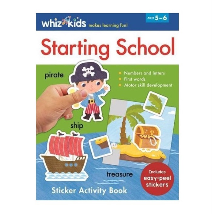 Starting School Whiz Kids Learning Activity Work Book With Stickers ...