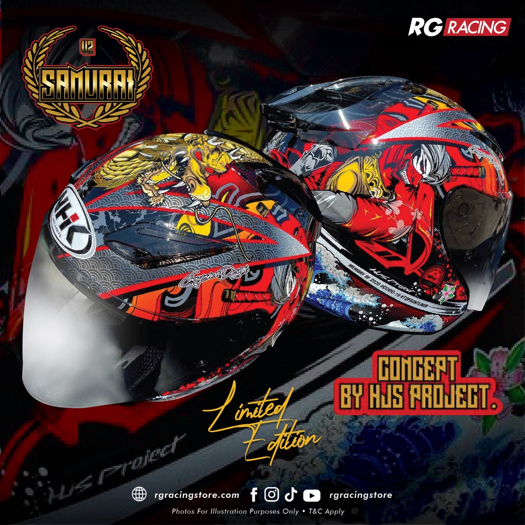 NHK Helmet R1 V2 Samurai 2.0 2022 (Limited Edition) | Shopee Malaysia