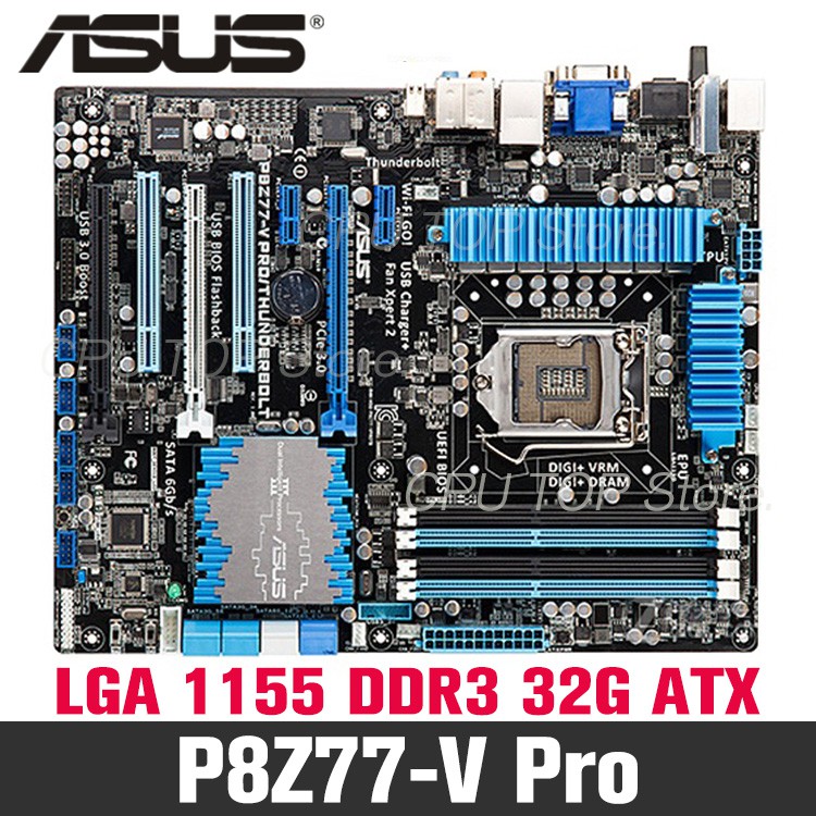 Asus p8z77-v pro desktop motherboard z77 socket lga 1155 i3 i5 i7 ddr3 32g atx uefi bios ...