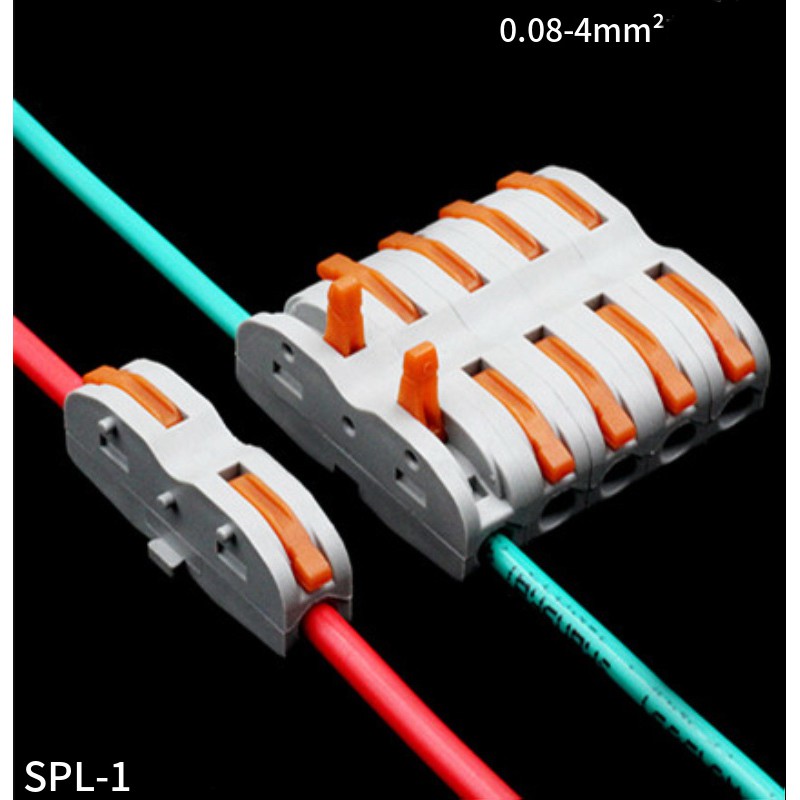Soft Wire Connector SPL-1 Quick Terminal Block 2.5 1 Unit | Shopee Malaysia
