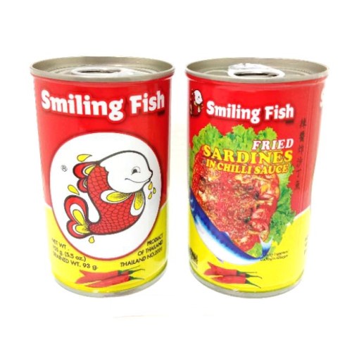 Smiling Fish Sardines in Chili Sauce 425g Canned Food Sardin Smiling ...