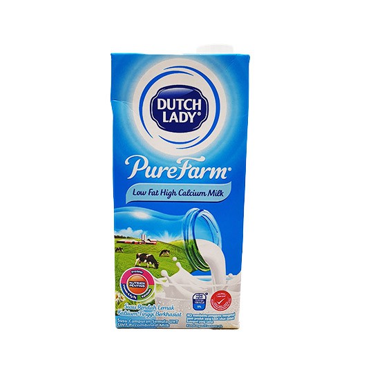 DUTCH LADY UHT LOW FAT MILK 1L | Shopee Malaysia