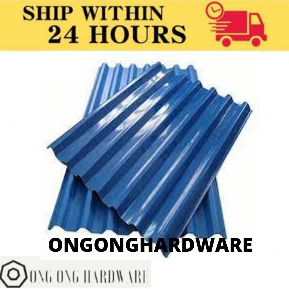 Metal Roofing Zinc / Zink Kilang / Zinc Colour / Zink Warna / Zink Biru ...