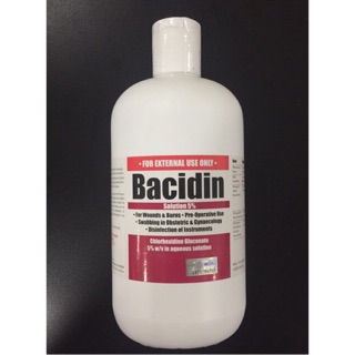 Bacidin Solution 5% (500ml) | Shopee Malaysia