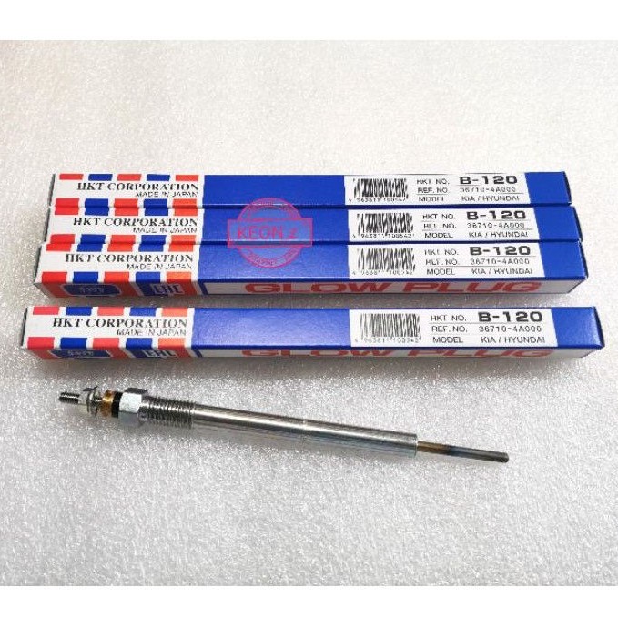 HKT Heater Glow Plug for Kia Sorento 2.5D CRDI bl (03'-09') STAREX B ...