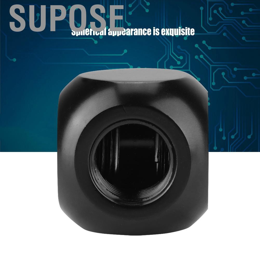 Supose Tube Connector Spherical Brass Fitting Adapter for PC Water ...