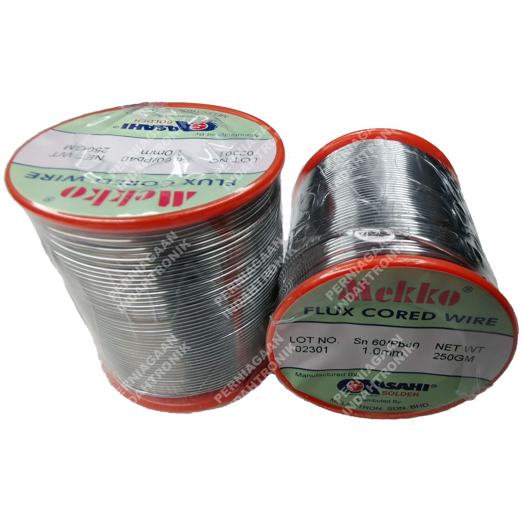 Mekko (ASAHI) WC60B10FM 1.0mm 250g Solder Lead Timah Flux Cored Wire ...