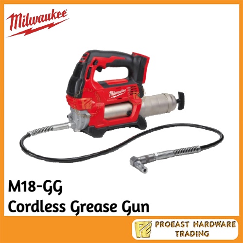 Milwaukee M18 GG-0 Cordless Grease Gun (Bare Tool / Tool with 5.0Ah Battery) | Shopee Malaysia