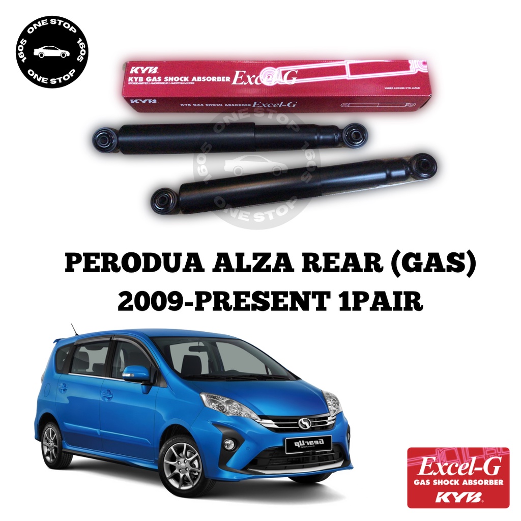 PERODUA ALZA 2009-2020 KYB KAYABA REAR ABSORBER GAS 1PAIR | Shopee Malaysia