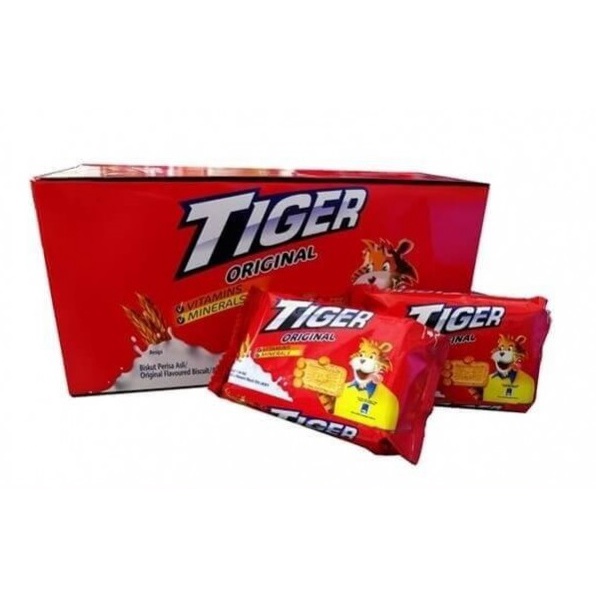 12 Packs Tiger Original Biscuit 60g Each HALAL (LOCAL READY STOCKS ...