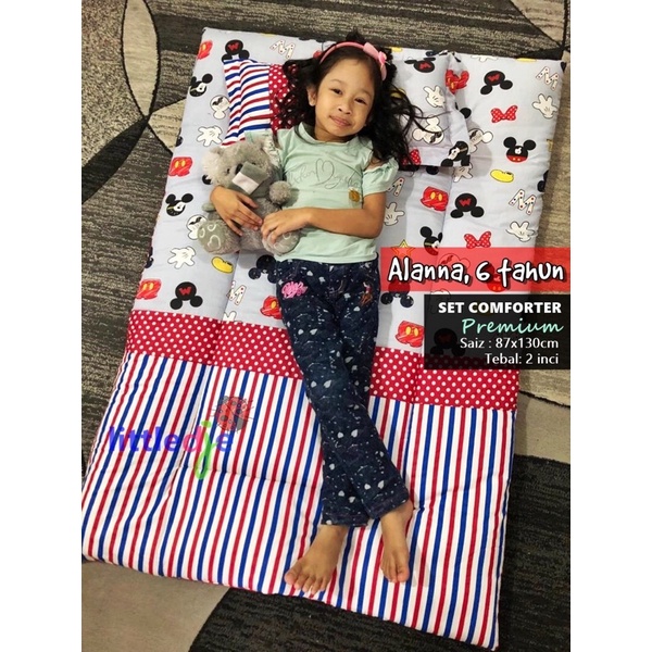 [READY STOCK 5+ YRS] 100% Cotton Set Comforter /toto taska / alas tidur ...
