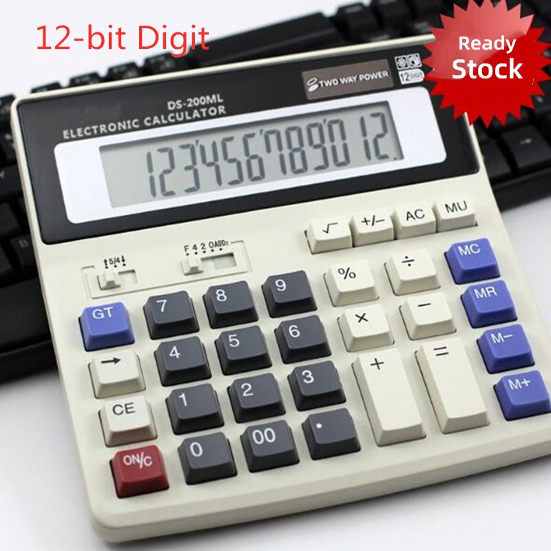 Office Computer Calculator with Large Buttons Keys DS-200ML ...