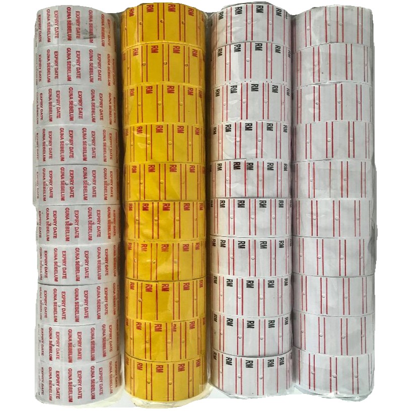 Price label tag for labeller Machine #5500 MX5500 RM Sticker Price ...